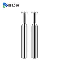 China 55 Degree Helix Angle Uncoated Solid Carbide T-Slot End Mill for Precision Slotting in Aluminum for sale