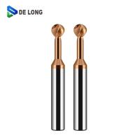 China 55 Degree Helix Angle High-Performance Nano-Coating Carbide End Mill with 360-Degree Cutting Capability for Steel Processing for sale