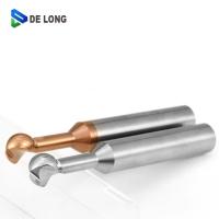 China 55 Degree Helix Angle Uncoated Solid Carbide Spherical End Mill with Razor-Sharp Cutting Edge for Aluminum Processing for sale