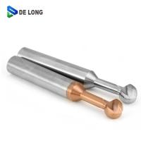 China 55 Degree Helix Angle Uncoated Solid Carbide Spherical End Mill with Razor-Sharp Cutting Edge for Aluminum Processing for sale
