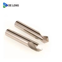China High-Precision 55 Degree Helix Angle Uncoated Solid Carbide Spotting Drill and Chamfer Cutter for CNC Milling for sale
