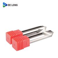 China High-Precision 55 Degree Helix Angle Uncoated Solid Carbide Spotting Drill and Chamfer Cutter for CNC Milling for sale