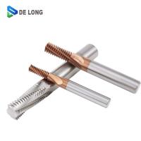 China High-Precision 55 Degree Helix Angle Thread Milling Cutter with Multi-Tooth Spiral Flute Design and Premium Solid Carbide Substrate for sale