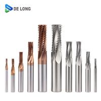 China High-Precision 55 Degree Helix Angle Thread Milling Cutter with Multi-Tooth Spiral Flute Design and Premium Solid Carbide Substrate for sale