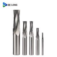 China High-Precision Uncoated Solid Carbide Thread Milling Cutter with 55 Degree Helix Angle for CNC Machining for sale
