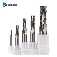 China High-Precision Uncoated Solid Carbide Thread Milling Cutter with 55 Degree Helix Angle for CNC Machining for sale