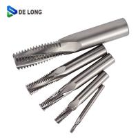 China High-Precision Uncoated Solid Carbide Thread Milling Cutter with 55 Degree Helix Angle for CNC Machining for sale