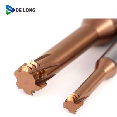 China High-Precision 3-Teeth Solid Carbide Thread Endmill with 55 Degree Helix Angle for Steel and Stainless Steel for sale
