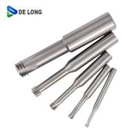 China High-Precision 3-Teeth Solid Carbide Thread Endmill with 55 Degree Helix Angle and Mirror-Polished Edge for Aluminum for sale