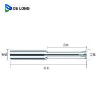 China High-Precision ISO Single thread End Mill with Mirror-Polished Cutting Edge for Aluminum Processing for sale