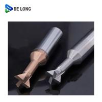 China 55 Degree Helix Angle Solid Carbide Dovetail End Mill with Deep-Reach Neck Clearance for Precision Milling for sale