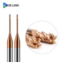 China High-Precision 55 Degree Helix Angle Carbide End Mill with Micro-Diameter & Long-Neck Geometry for Anti-Vibration & High-Rigidity Design for sale