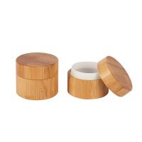 China PP Liner Cosmetic Cream Jar Natural Bamboo Cosmetic Packaging 10ml 30ml 50ml 100ml 150ml 200ml 250ml for sale