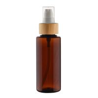 China Empty Amber Lotion Bottles 100ml Cosmetic Packaging Bottle Eco Friendly for sale