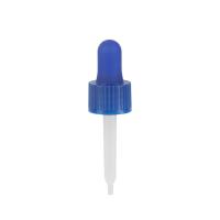 China Striped Cosmetic Dropper Plastic Cosmetic Pipette Blue For Precise Liquid Extraction for sale