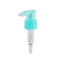 China Smooth Clip Lock Lotion Pump 24/410 Liquid Soap Pump Sky Blue for sale