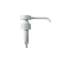 China Long Nozzle Plastic Syrup Pump Large Dose Gallon Dispenser Pump White for sale