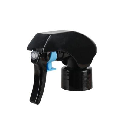 China 24/410 28/410 General Purpose Trigger Sprayer PP Black Spray Trigger For Kitchen Cleaning for sale