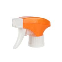 China Orange All Plastic Trigger Sprayer Customizable Plastic Spray Pump For Cleaning , Disinfection for sale