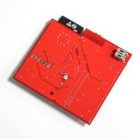 China UL Certificated Double Layer Red FR-4 Printed Circuit Board PCBA For Electronics Manufacturing for sale
