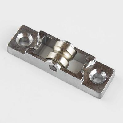 China Zinc Alloy Single Pulley for UPVC Sliding Doors and Windows Chrome Plated 500pcs per Carton for sale