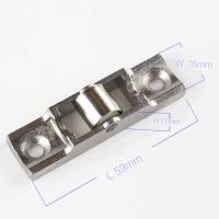 China Zinc Alloy Single Pulley for UPVC Sliding Doors and Windows Chrome Plated 500pcs per Carton for sale