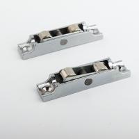 China Zinc Alloy Double Roller with Groove Pulley for UPVC Sliding Window 68mm for sale
