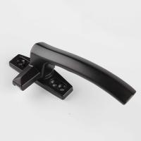 China UPVC Casement Window Single Point Lock Handle 124mm Length Cockspur Aluminium for sale