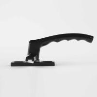 China UPVC Casement Window Single Point Lock Handle 124mm Length Cockspur Aluminium for sale
