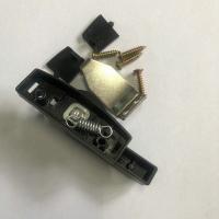 China Black Aluminium Window Latch Sash Lock Door Window Handle Lock Easy Installation for sale