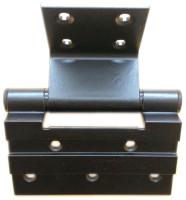 China Powder Coated Aluminum Alloy Soft Close Side Hinge 94.5x49mm for Bi-Folding Doors for sale