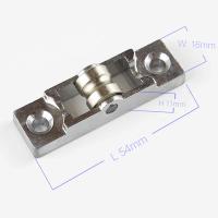 China 16mm Zinc Alloy Single Roller UPVC Window Pulley for Sliding Door and Window Accessories for sale