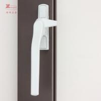 China 51g Zinc Alloy Aluminum Cockspur Single Point Window Handle for Sliding Windows for sale