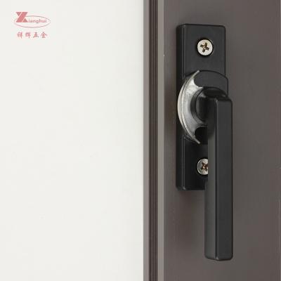 China Aluminum Crescent Lock for uPVC Sliding Doors Windows 200mm Laser Logo Custom for sale