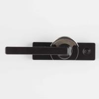 China Aluminum Crescent Lock for uPVC Sliding Doors Windows 200mm Laser Logo Custom for sale