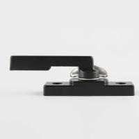 China Aluminum Crescent Lock for uPVC Sliding Doors Windows 200mm Laser Logo Custom for sale