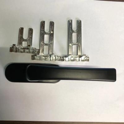 China Aluminum Alloy Door Window Handle for Sliding Windows 100mm Center Length for sale