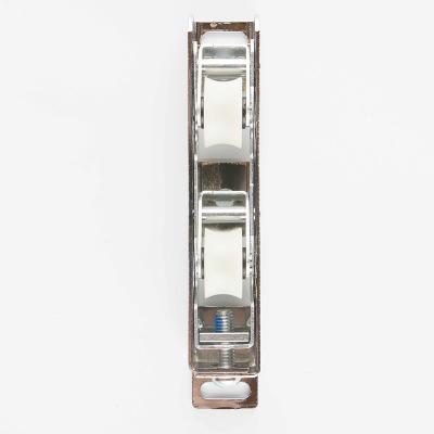 China 16mm Single Groove Roller for Sliding Windows Durable Nylon Wheel Zinc Coating for sale