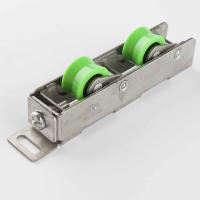 China 16mm Single Groove Roller for Sliding Windows Durable Nylon Wheel Zinc Coating for sale