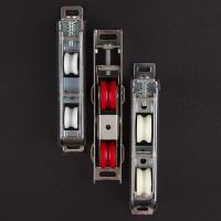 China Double Wheels Sliding Door Roller with Adjustable Design and Stainless Steel Material for sale