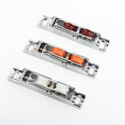 China 20mm x 15mm Heavy Duty PVC Sliding Window Roller Wheel with Two Bearings for sale