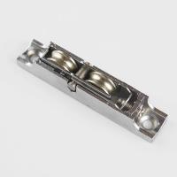 China 20mm x 15mm Heavy Duty PVC Sliding Window Roller Wheel with Two Bearings for sale
