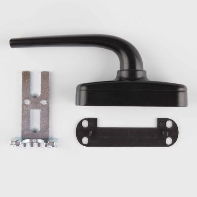 China Hotel Villa Apartment Casement Window Lock Handle 90x31mm Adjustable Screw Nut Aluminum Alloy for sale