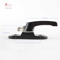 China UPVC Crescent Moon Lock for Sliding Windows 300pcs per Carton Painting Finish for sale