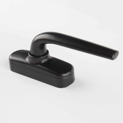 China Gold Aluminum Alloy UPVC Window Handle 90x31mm for Casement and Top Hung Windows for sale