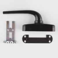 China Gold Aluminum Alloy UPVC Window Handle 90x31mm for Casement and Top Hung Windows for sale