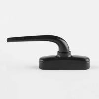 China Gold Aluminum Alloy UPVC Window Handle 90x31mm for Casement and Top Hung Windows for sale