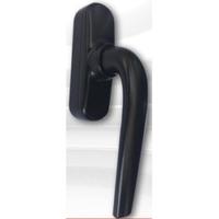 China Gold Aluminum Alloy UPVC Window Handle 90x31mm for Casement and Top Hung Windows for sale