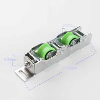 China ISO9001 Double Wheel Sliding Gate Door Roller Zinc Plated 200pcs per Carton for sale