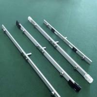 China Aluminum Alloy Casement Window Handle 45cm Shift Fork Length Powder Coated Black for sale